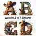Western Clipart Png Western Font Western Letters Country Clipart Cowboy ...