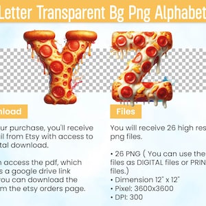 Pizza Letters Pizza Font Alphabet Png Pizza Clipart Png Doodle Letters ...