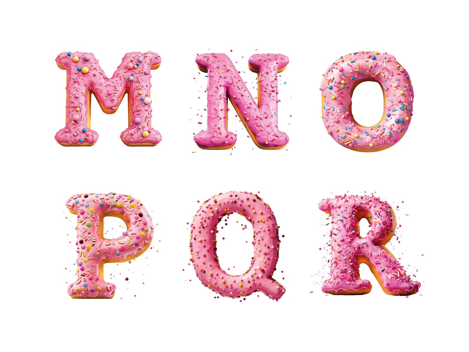 Donut Png Clipart Donut Alphabet Png Donut Letters Png Doodle Letters ...