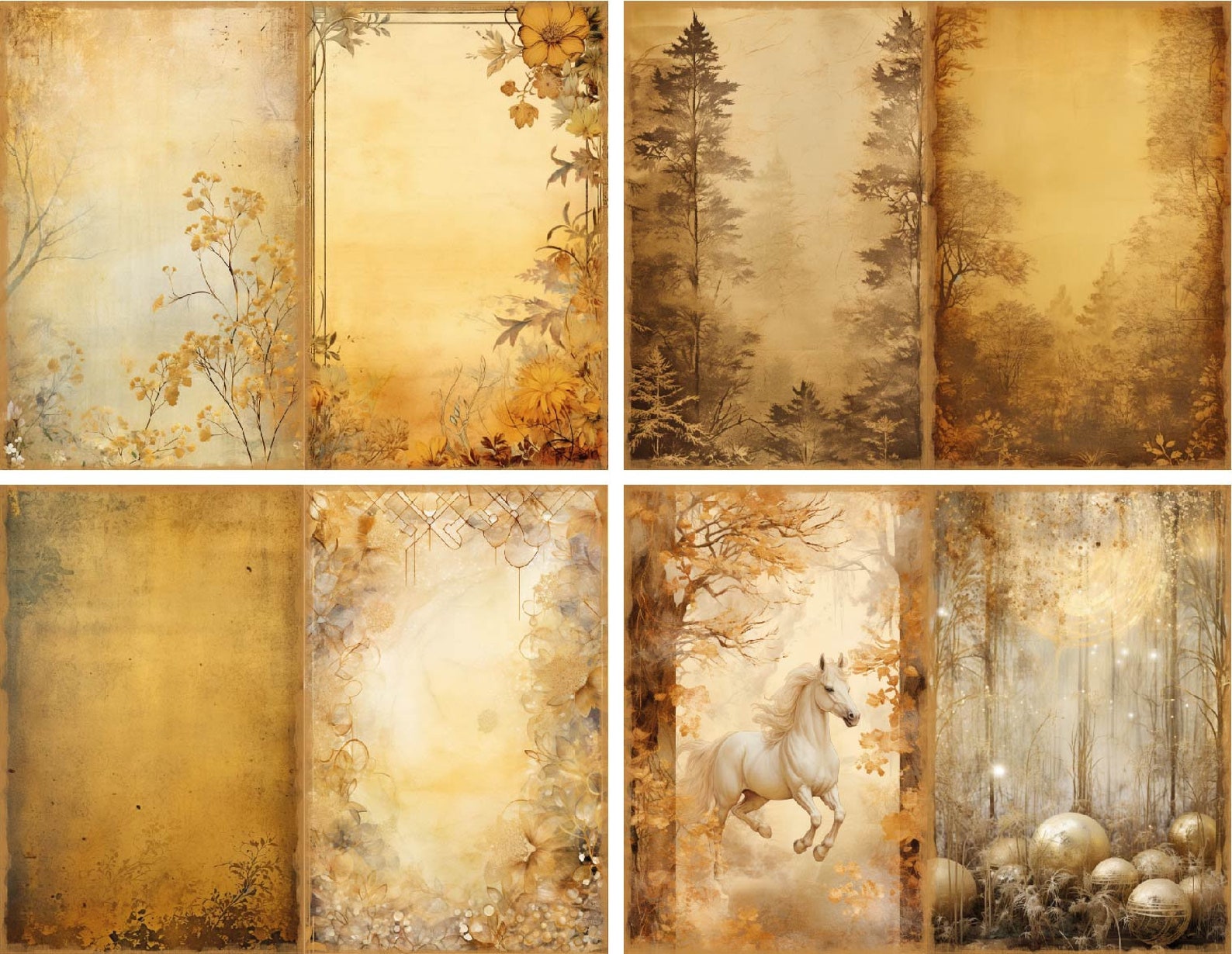 Forest Junk Journal Printable Fairy Junk Journal Page Magic Junk ...