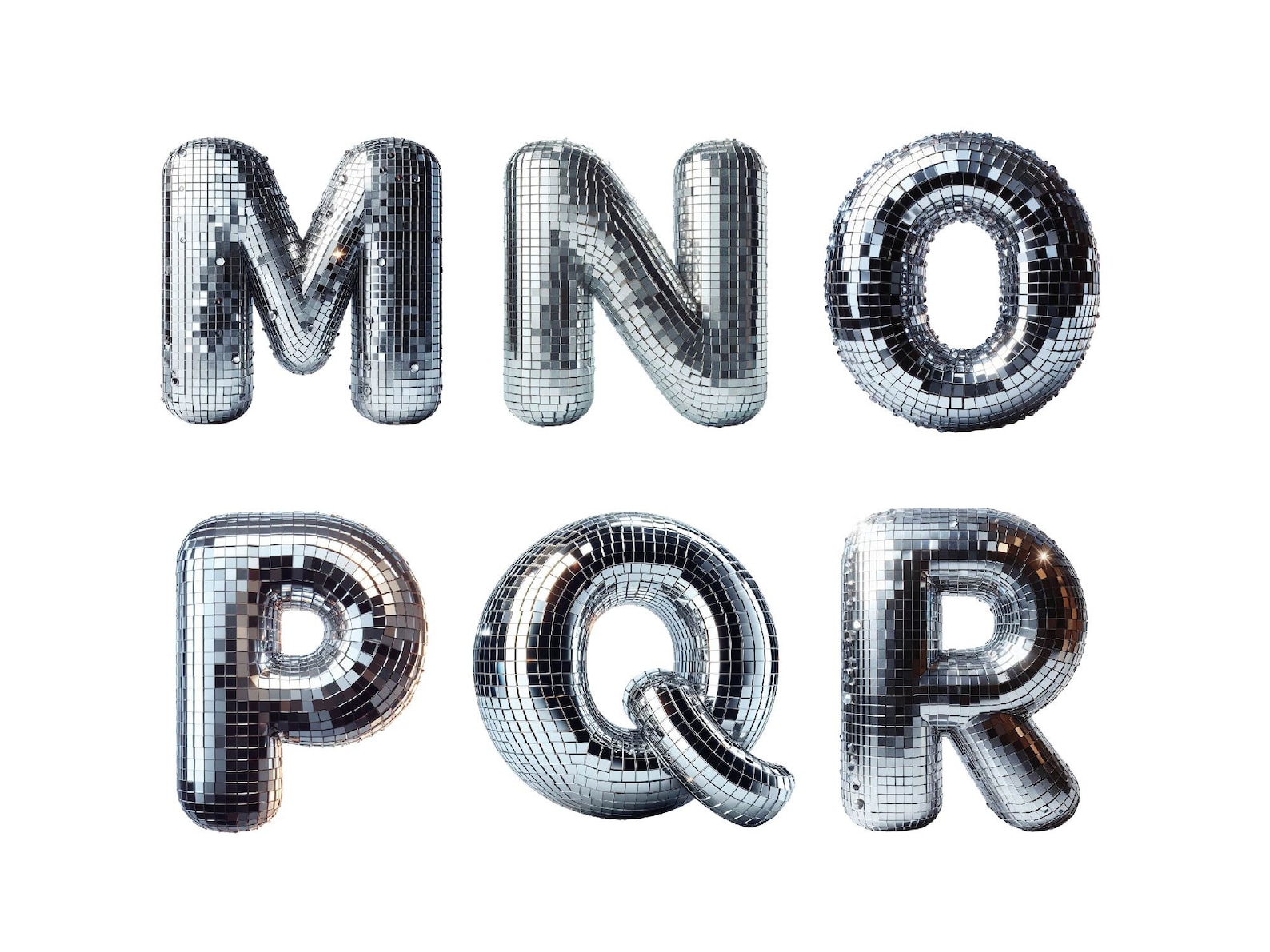 Disco Ball Png Clipart Disco Letters Font Alphabet Png Doodle Letters ...