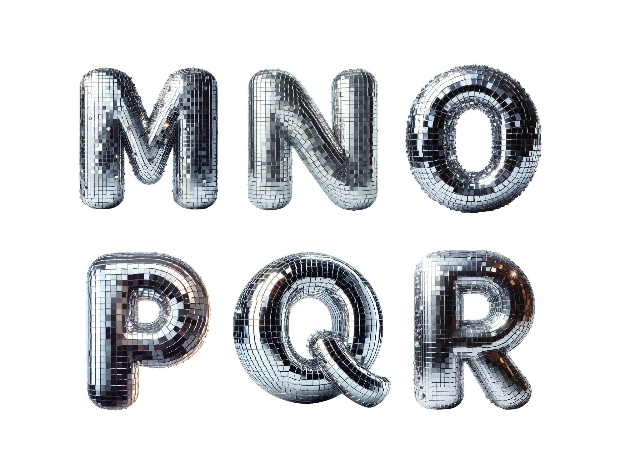 Disco Ball Png Clipart Disco Letters Font Alphabet Png Doodle Letters ...