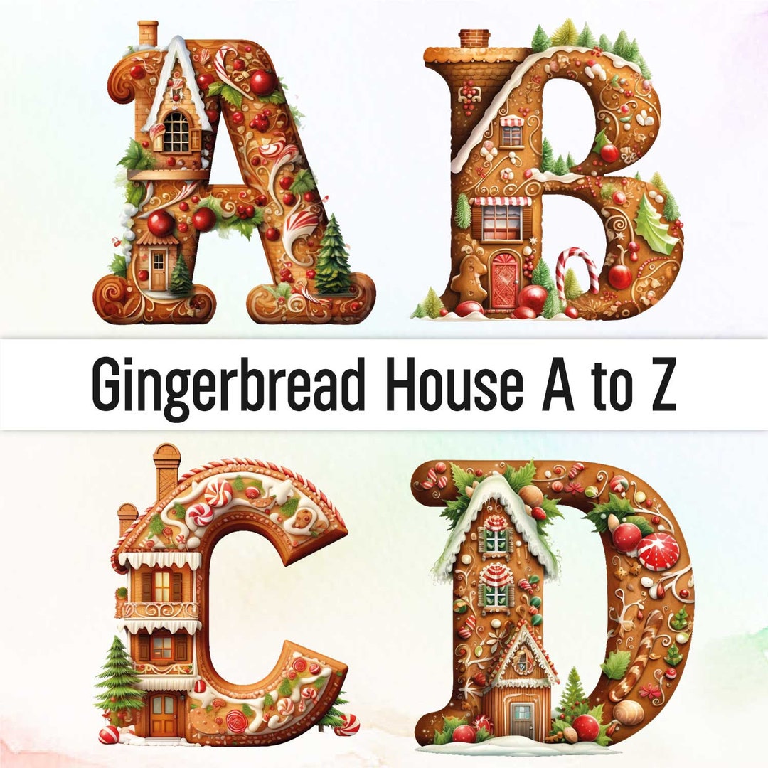 Gingerbread Png Gingerbread Clipart Gingerbread House Png Alphabet ...
