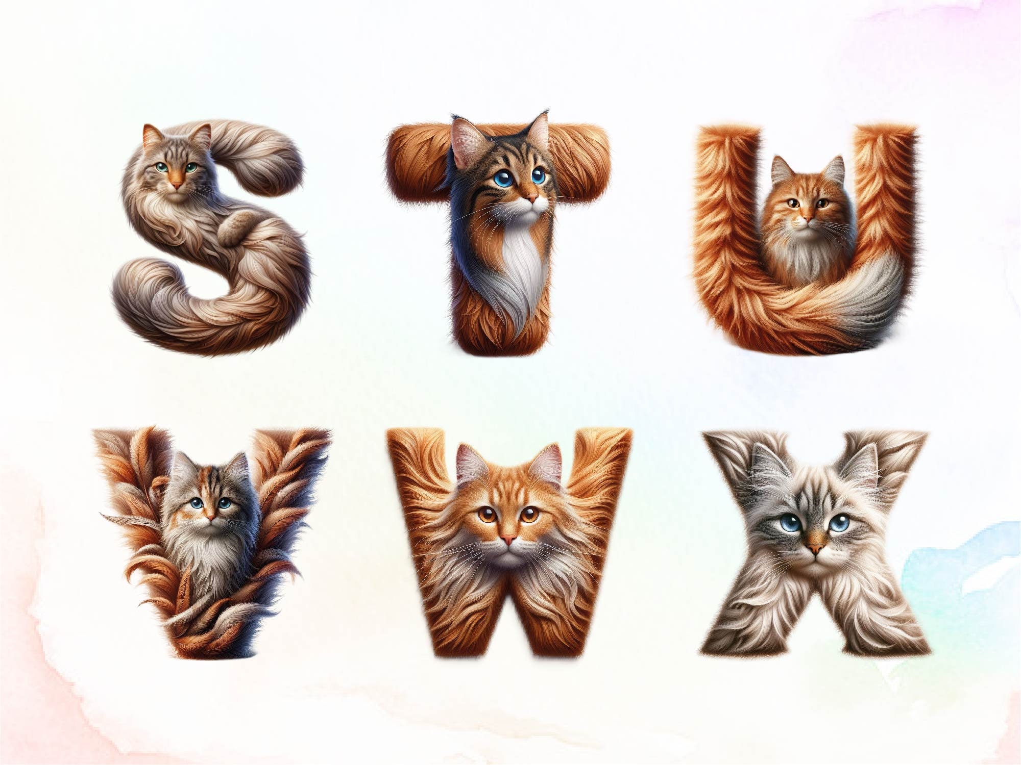 Cat Png Clipart Cat Letters Cat Font Alphabet Png Doodle Letters Png ...