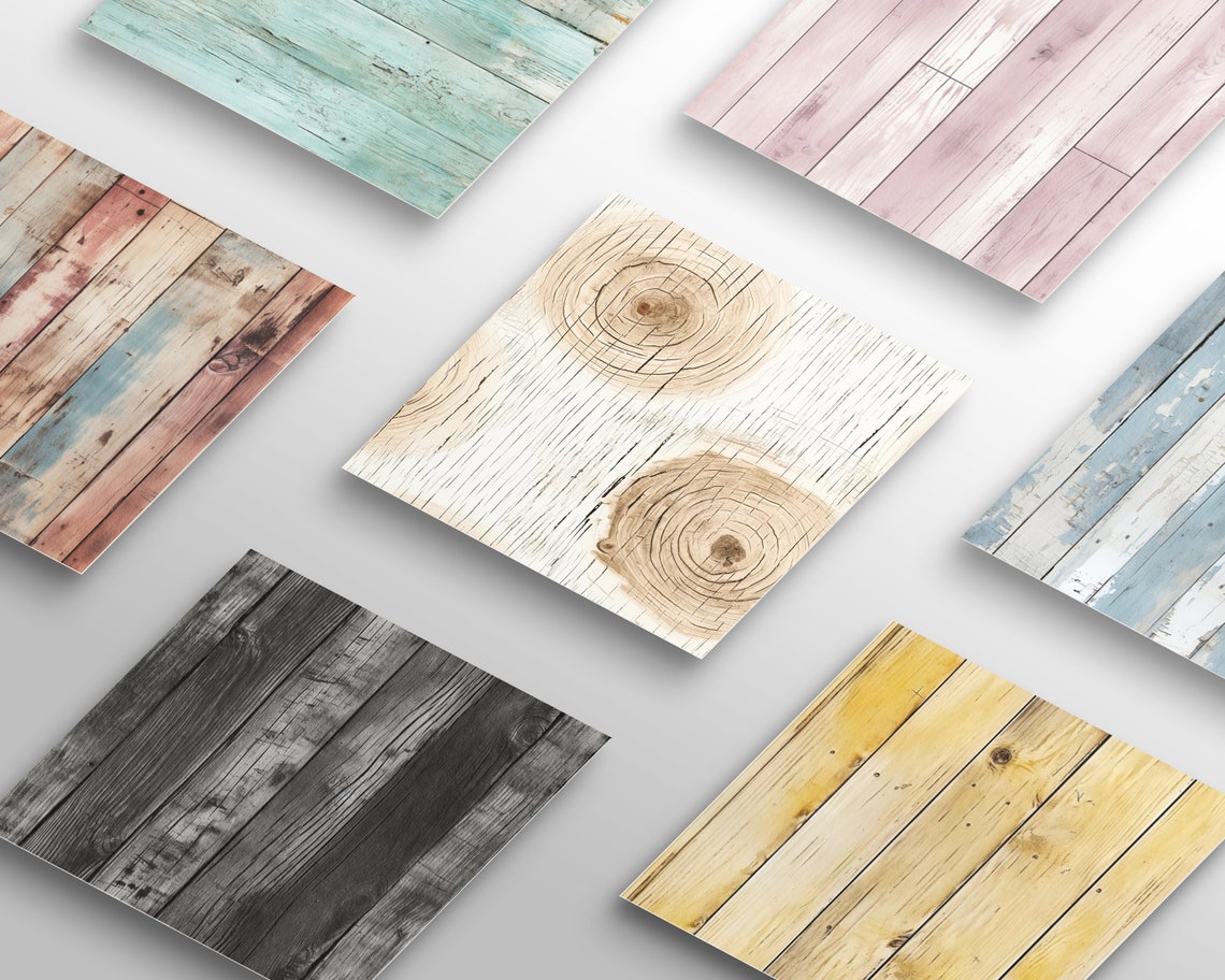 Wood Digital Paper 12x12 Wood Digital Background Wooden Printable Wood ...