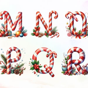 Candy Cane Clipart Candy Land Png Alphabet Clipart Christmas Candy ...