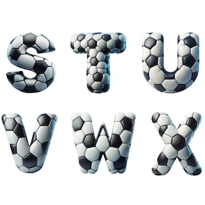 Soccer Png Soccer Letter Clipart Alphabet Png Doodle Letters Png Doodle ...