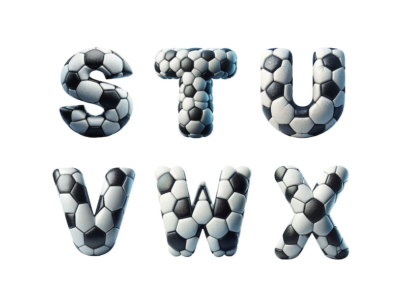 Soccer Png Soccer Letter Clipart Alphabet Png Doodle Letters Png Doodle ...