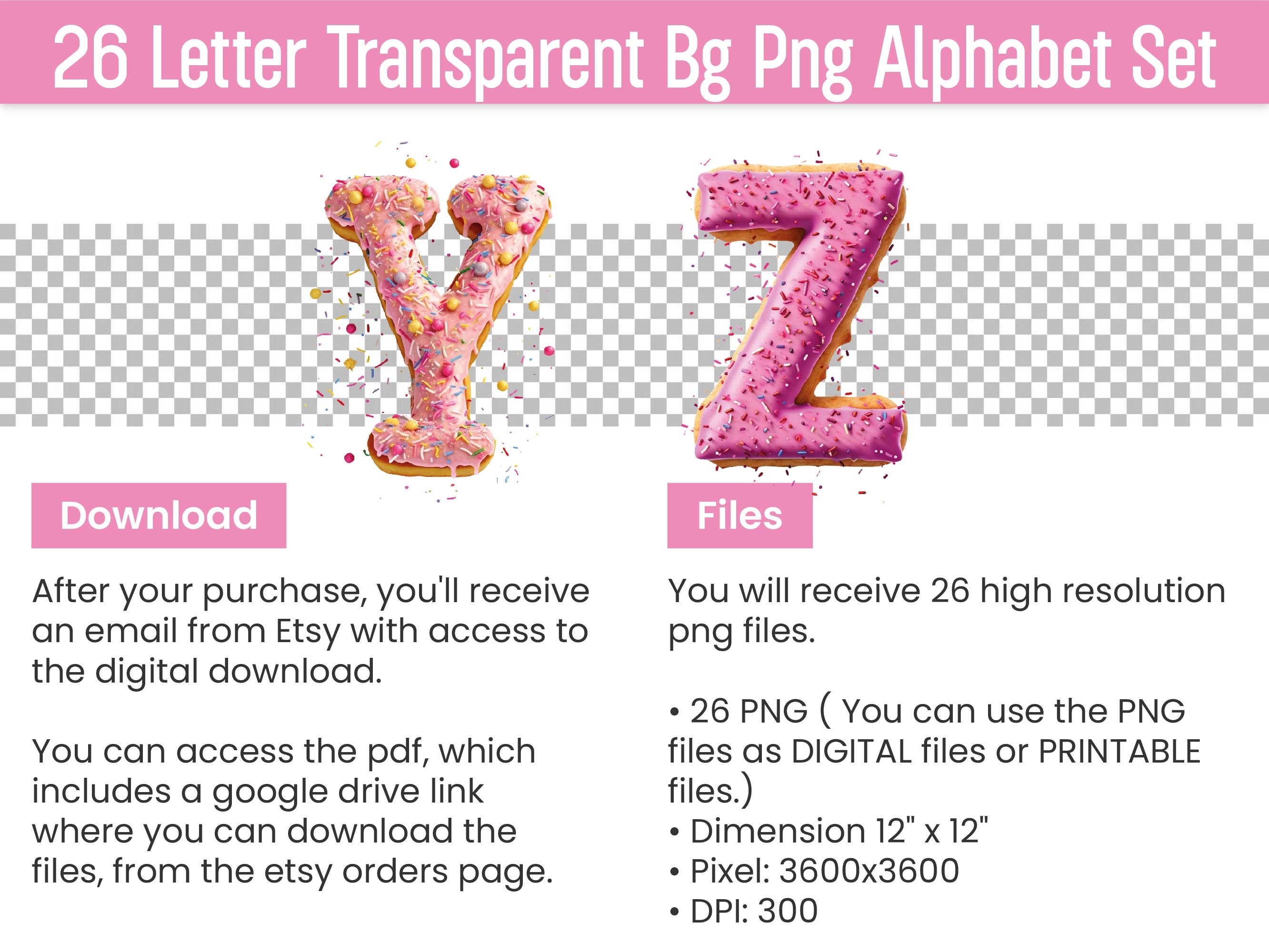 Donut Png Clipart Donut Alphabet Png Donut Letters Png Doodle Letters ...