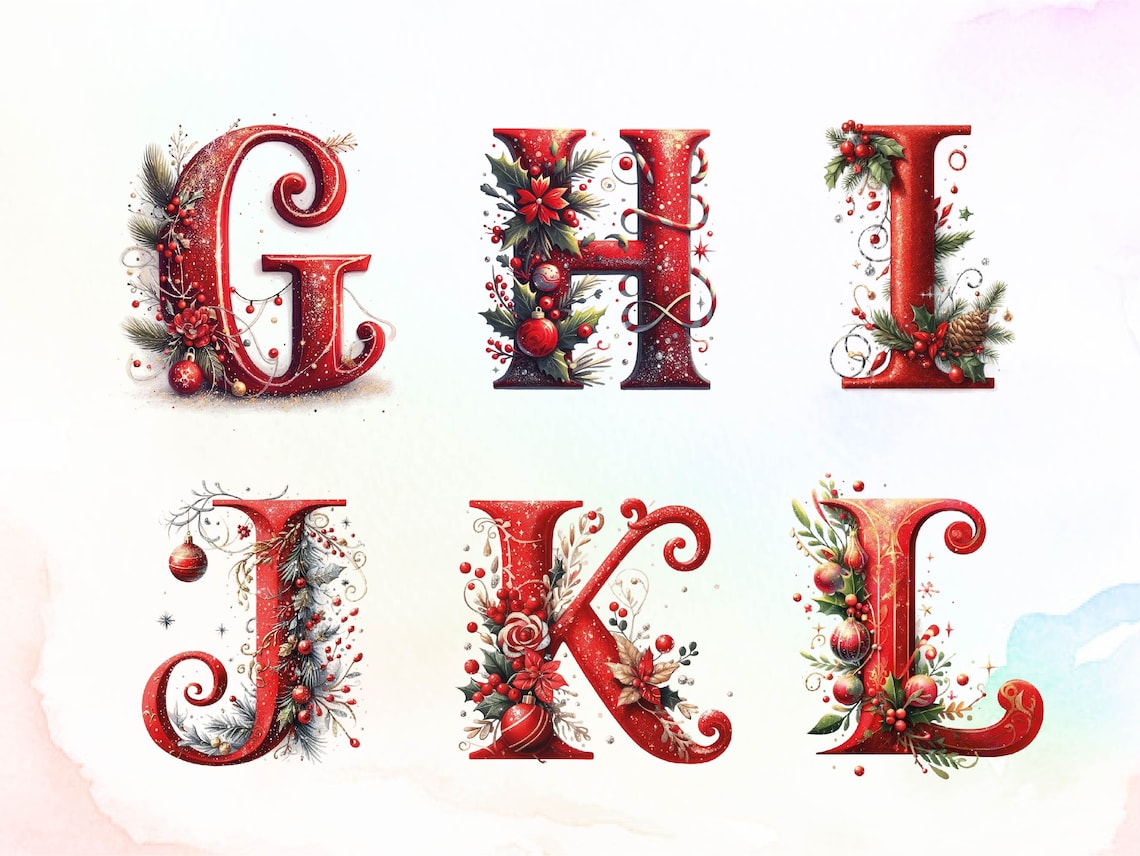 Glitter Christmas Font Clipart Christmas Ornament Png Christmas Name ...