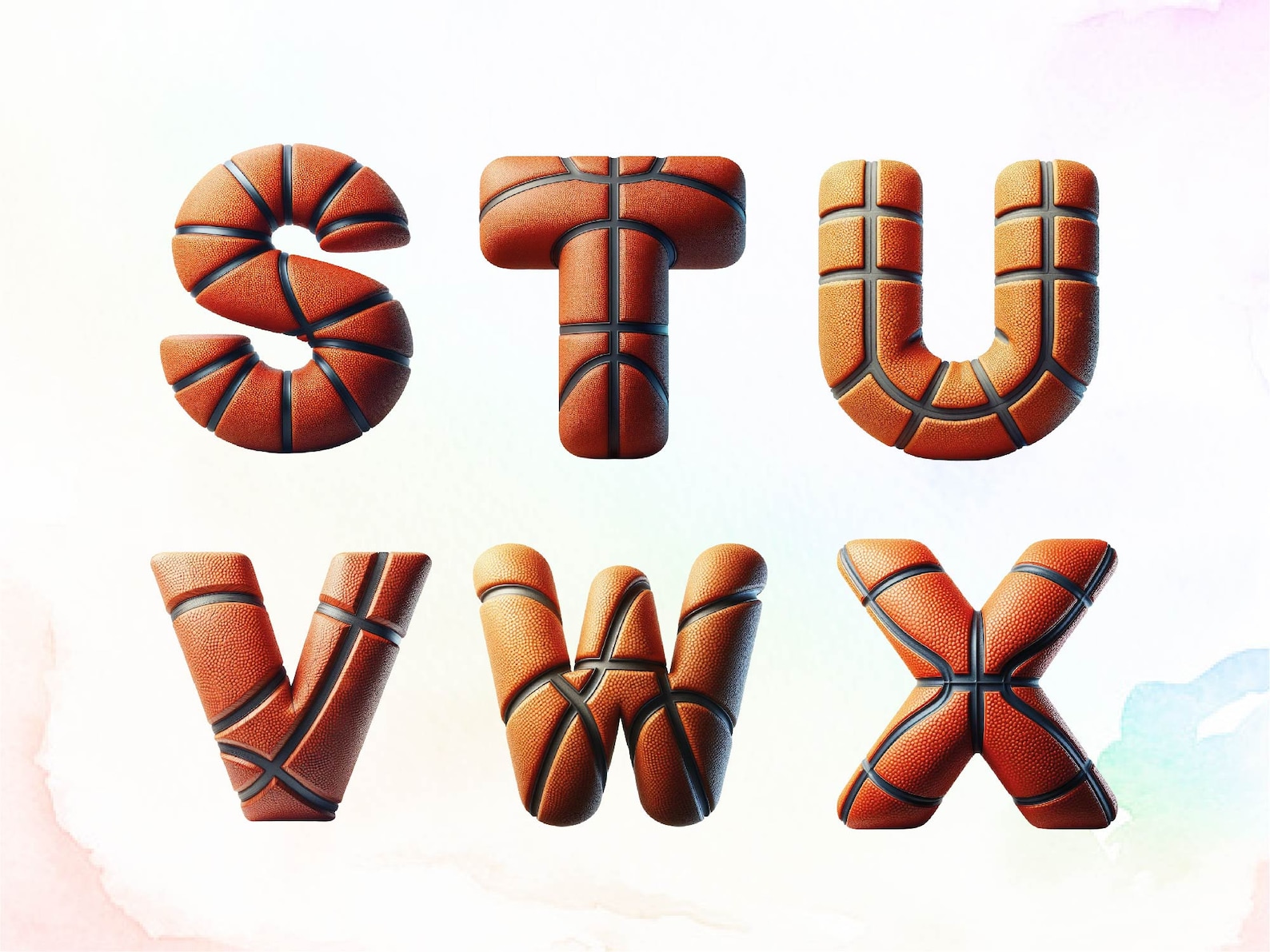 Basketball Png Basketball Font Clipart Doodle Letters Png Alphabet ...