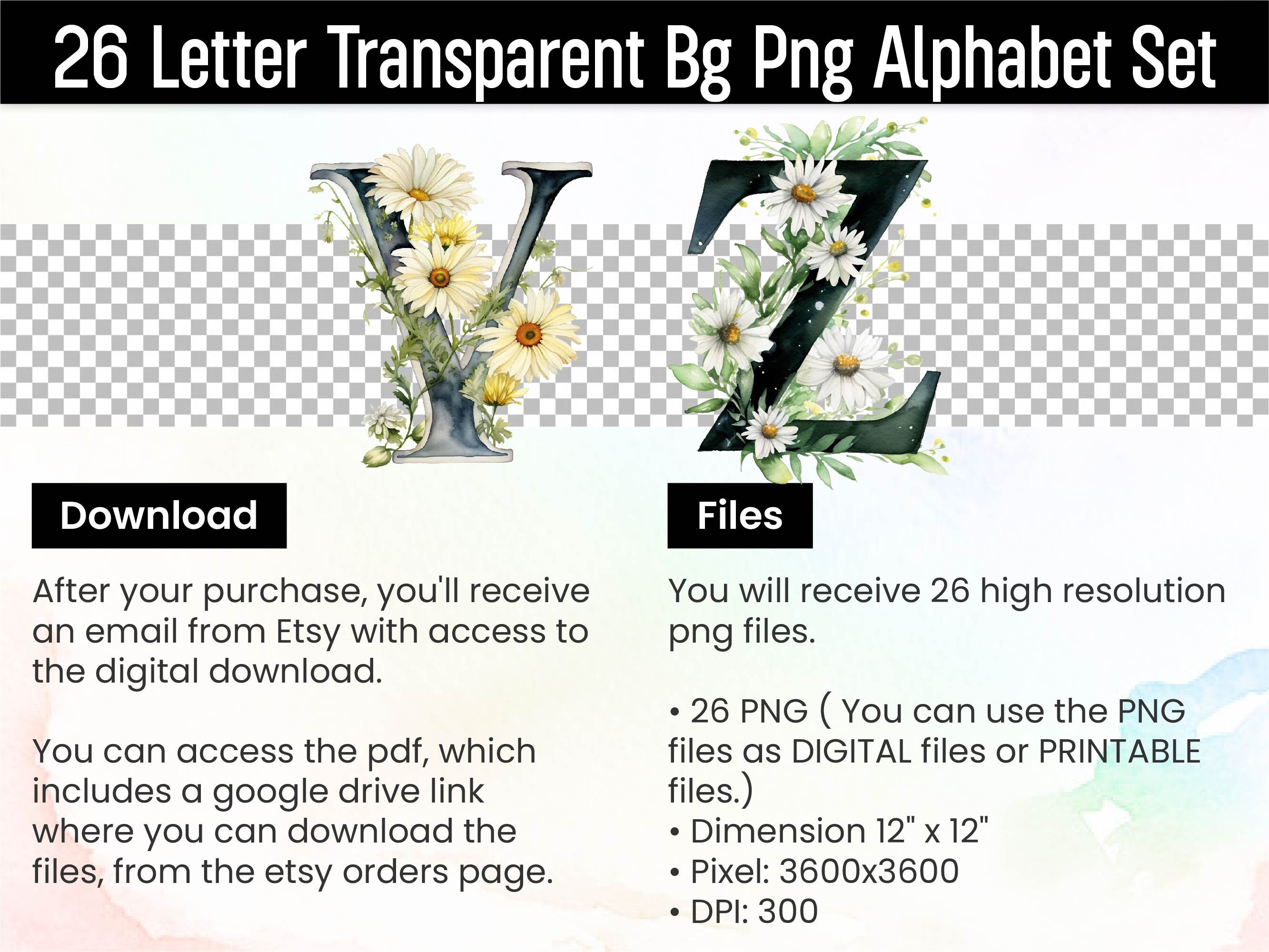 Daisy Png Clipart Daisy Font Daisy Letters Alphabet Png Doodle Letters ...