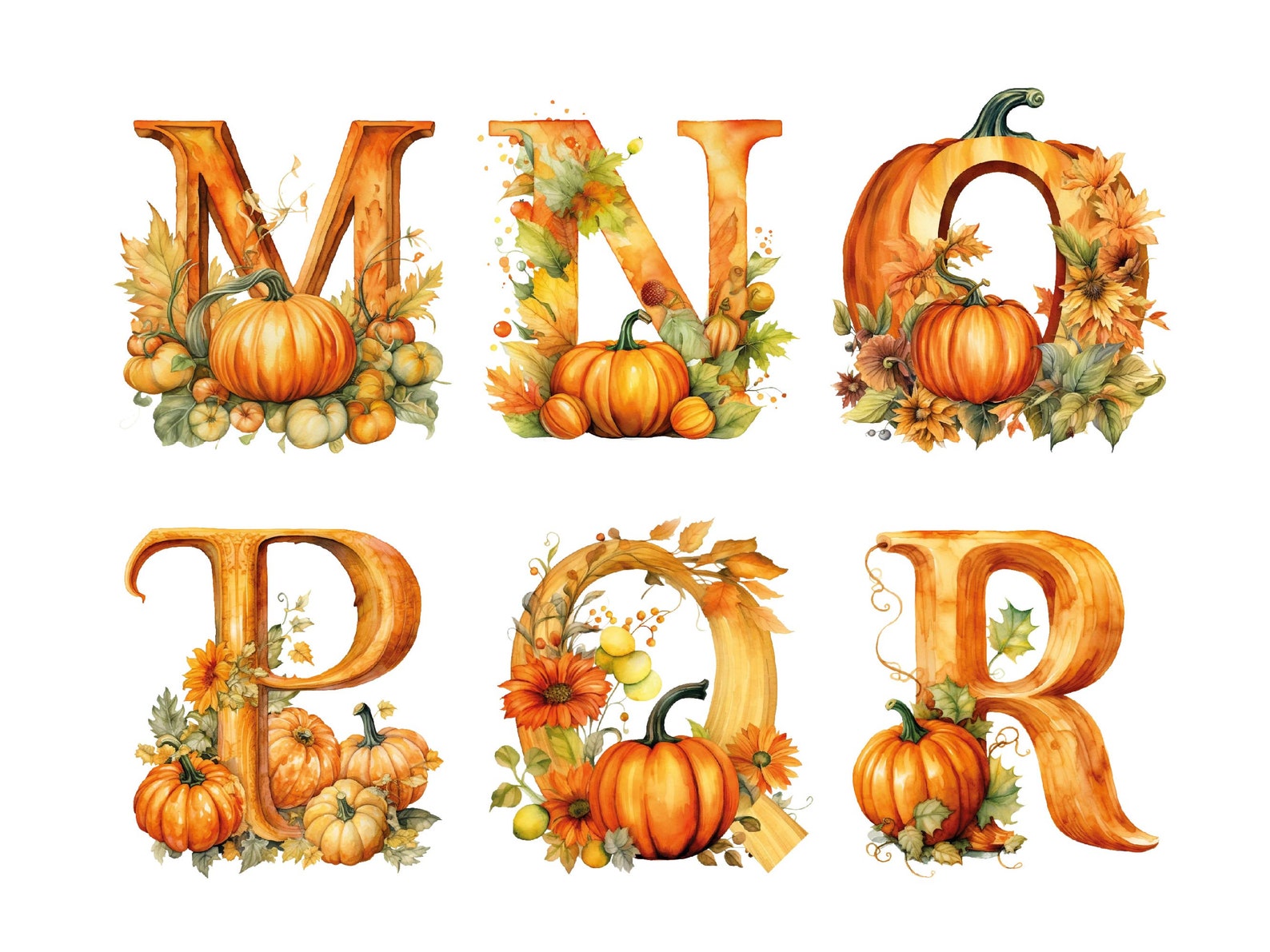 Pumpkin Png Fall Clipart Thanksgiving Png Thanksgiving Clipart Alphabet ...