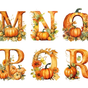Pumpkin Png Fall Clipart Thanksgiving Png Thanksgiving Clipart Alphabet ...