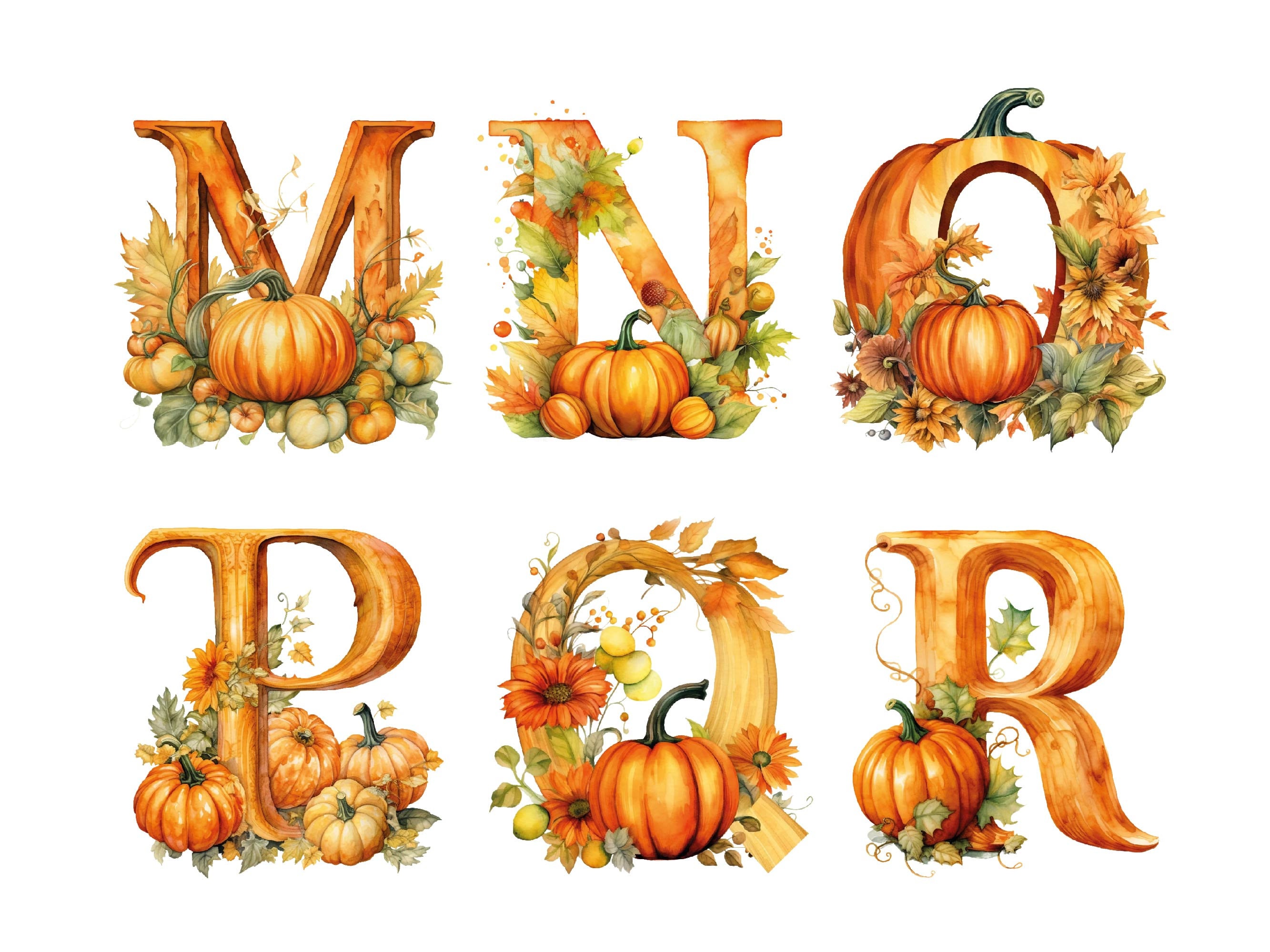 Pumpkin Png Fall Clipart Thanksgiving Png Thanksgiving Clipart Alphabet ...