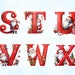Santa Claus Png Santa Letters Christmas Font Christmas Name Watercolor ...