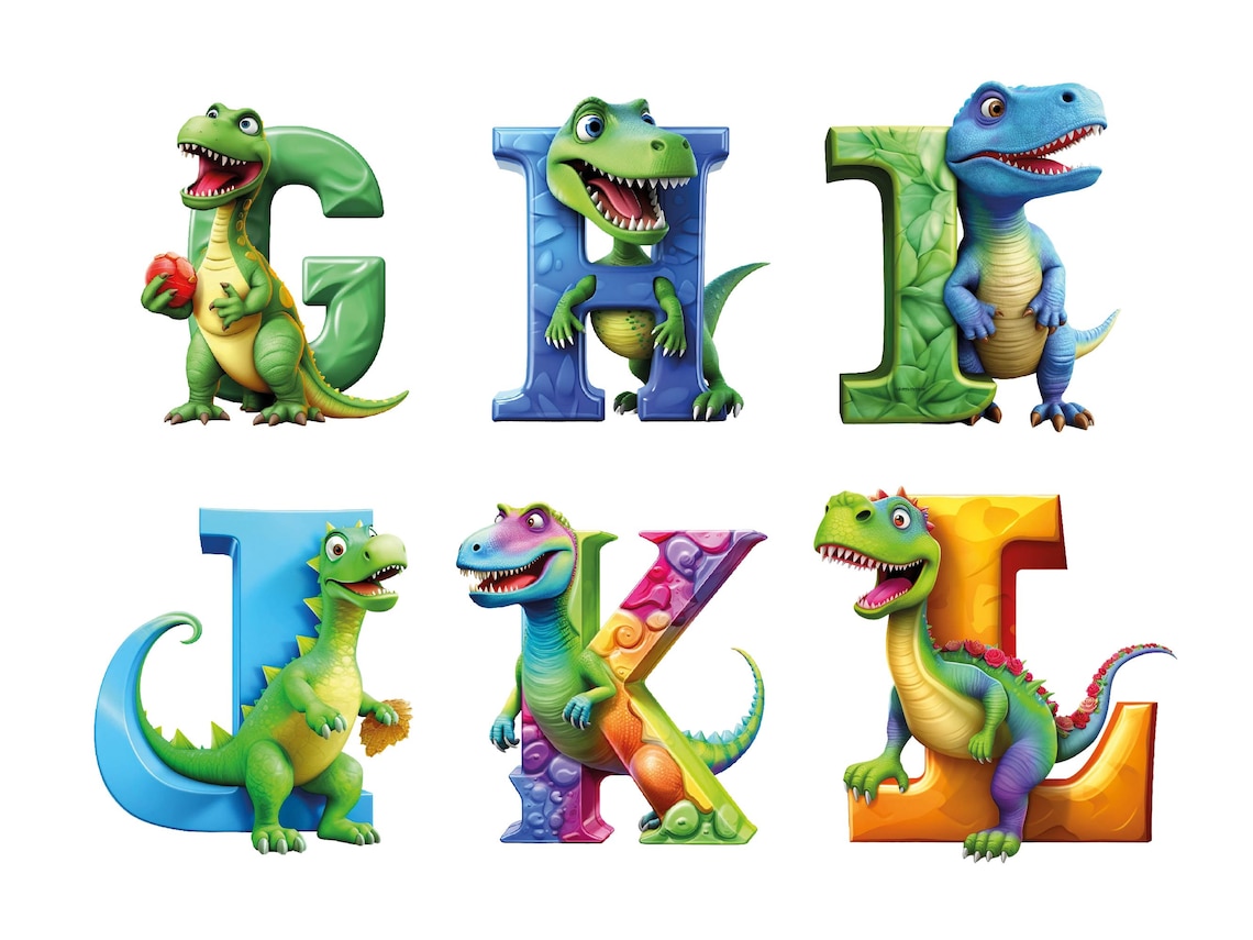 Dinosaur Clipart Png Dinosaur Font Dinosaur Letters Alphabet Png ...