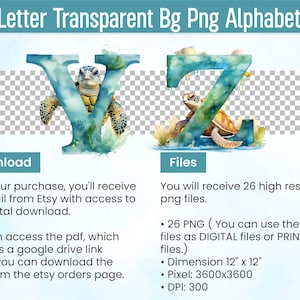 Sea Turtle Png Clipart Alphabet Png Doodle Letters Doodle Alphabet ...