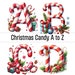 Candy Cane Clipart Candy Land Png Alphabet Clipart Christmas Candy ...