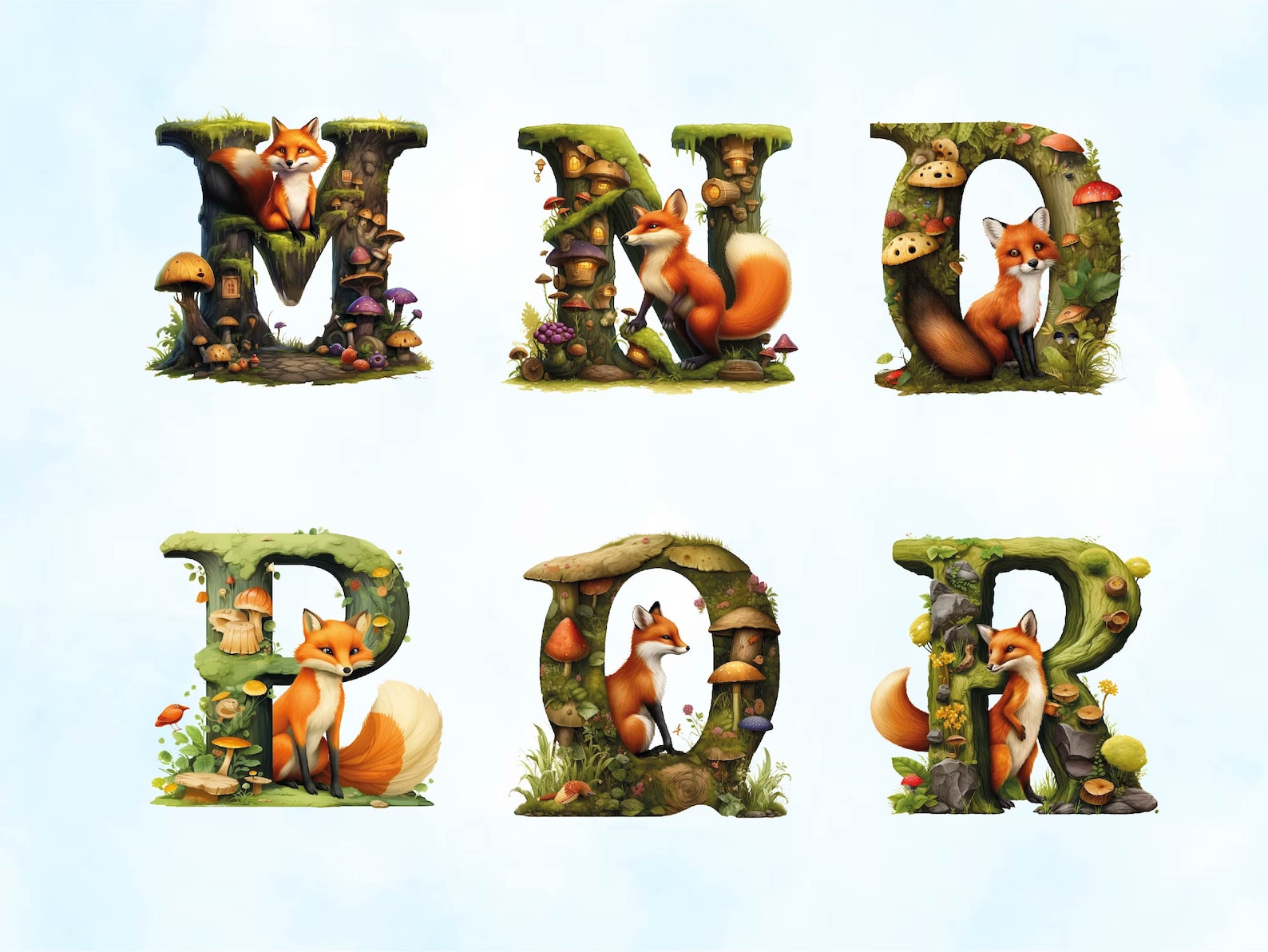 Fox Png Clipart Fox Font Alphabet Png Doodle Letters Fox Alphabet ...