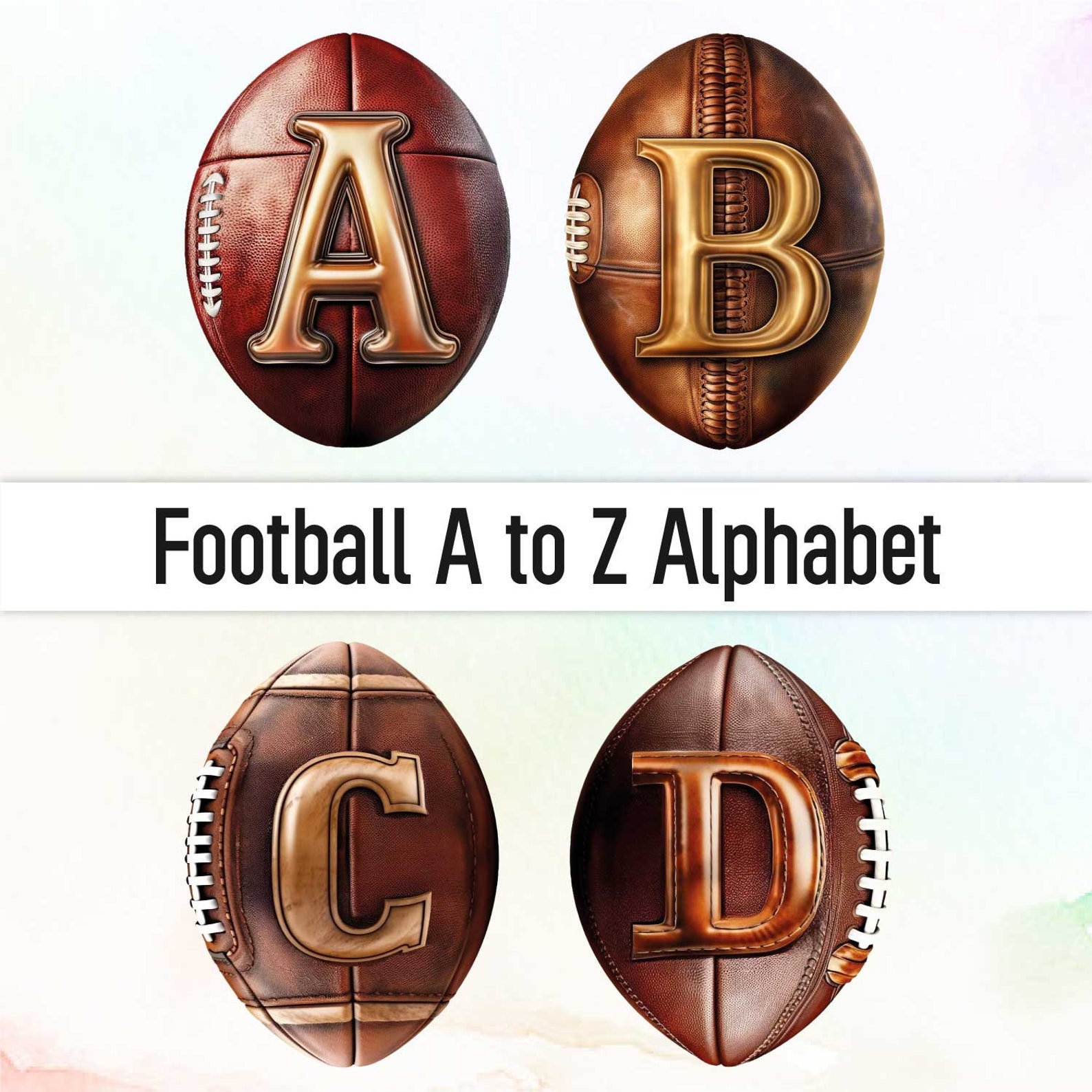 Football Png Football Clipart Alphabet Png Doodle Letters Png Doodle ...