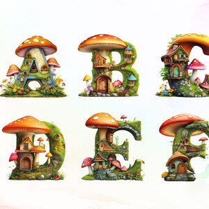 Mushroom Png Mushroom Clipart Magic Mushroom Alphabet Png Decorative ...
