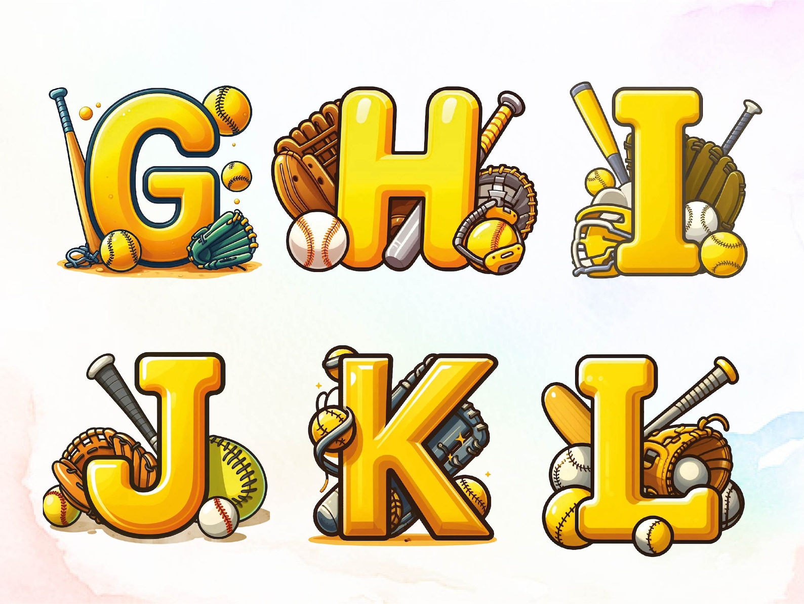 Softball Png Softball Clipart Alphabet Clipart Sport Font Doodle ...