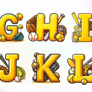 Softball Png Softball Clipart Alphabet Clipart Sport Font Doodle ...