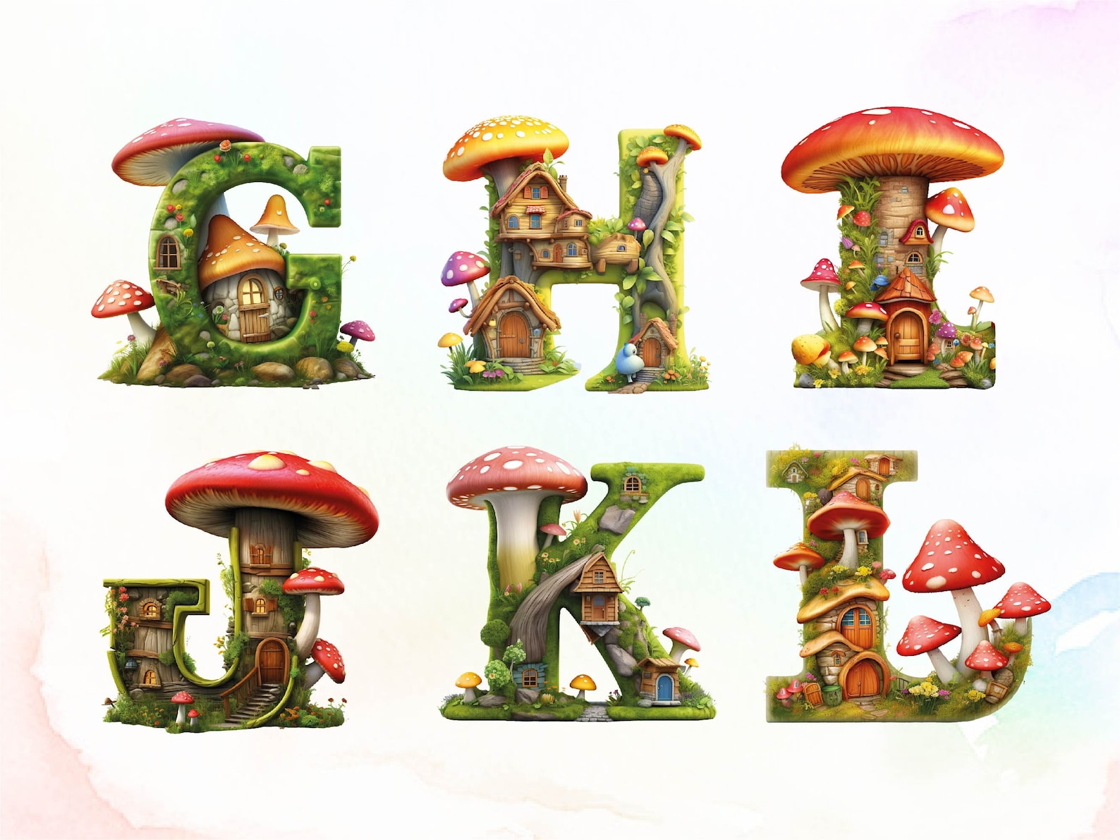 Mushroom Png Mushroom Clipart Magic Mushroom Alphabet Png Decorative ...