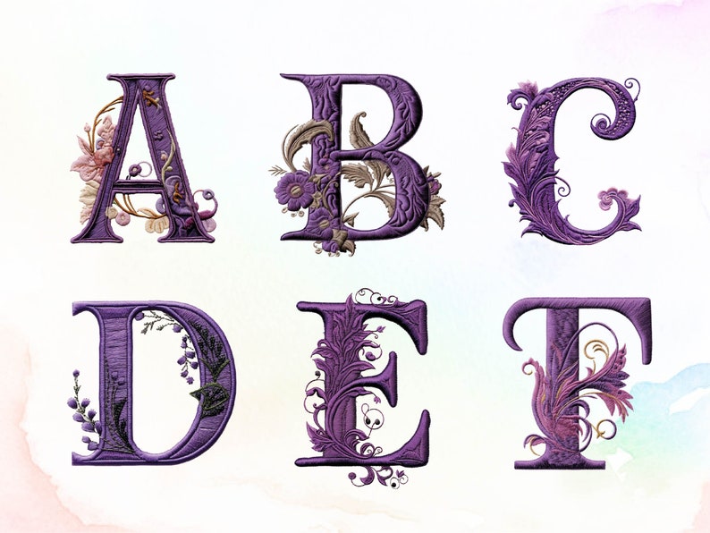 Embroidery Clipart Embroidery Font Embroidery Designs Art Letters ...