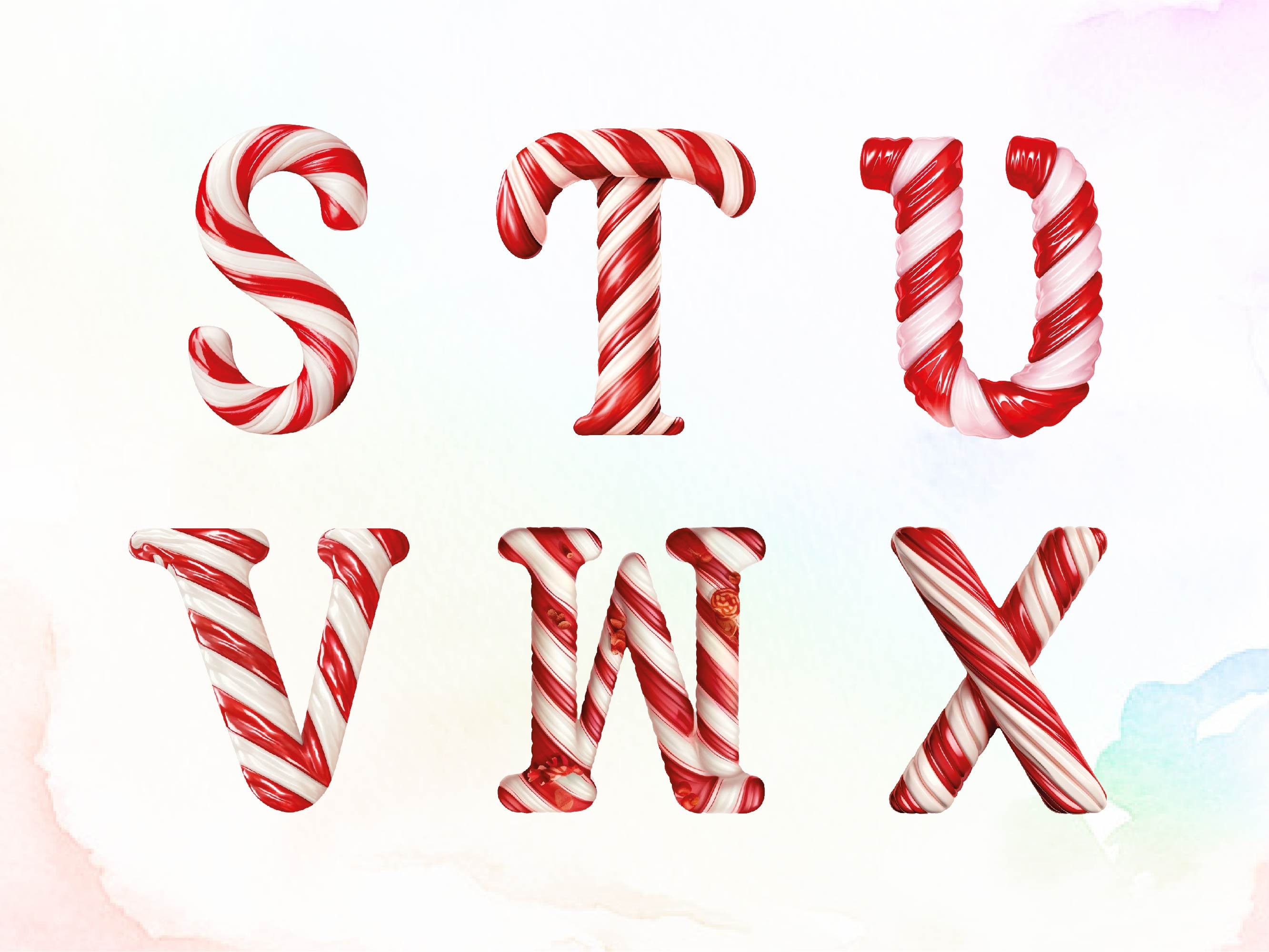 Candy Cane Clipart Candy Cane Png Alphabet Clipart Sweets Clipart ...