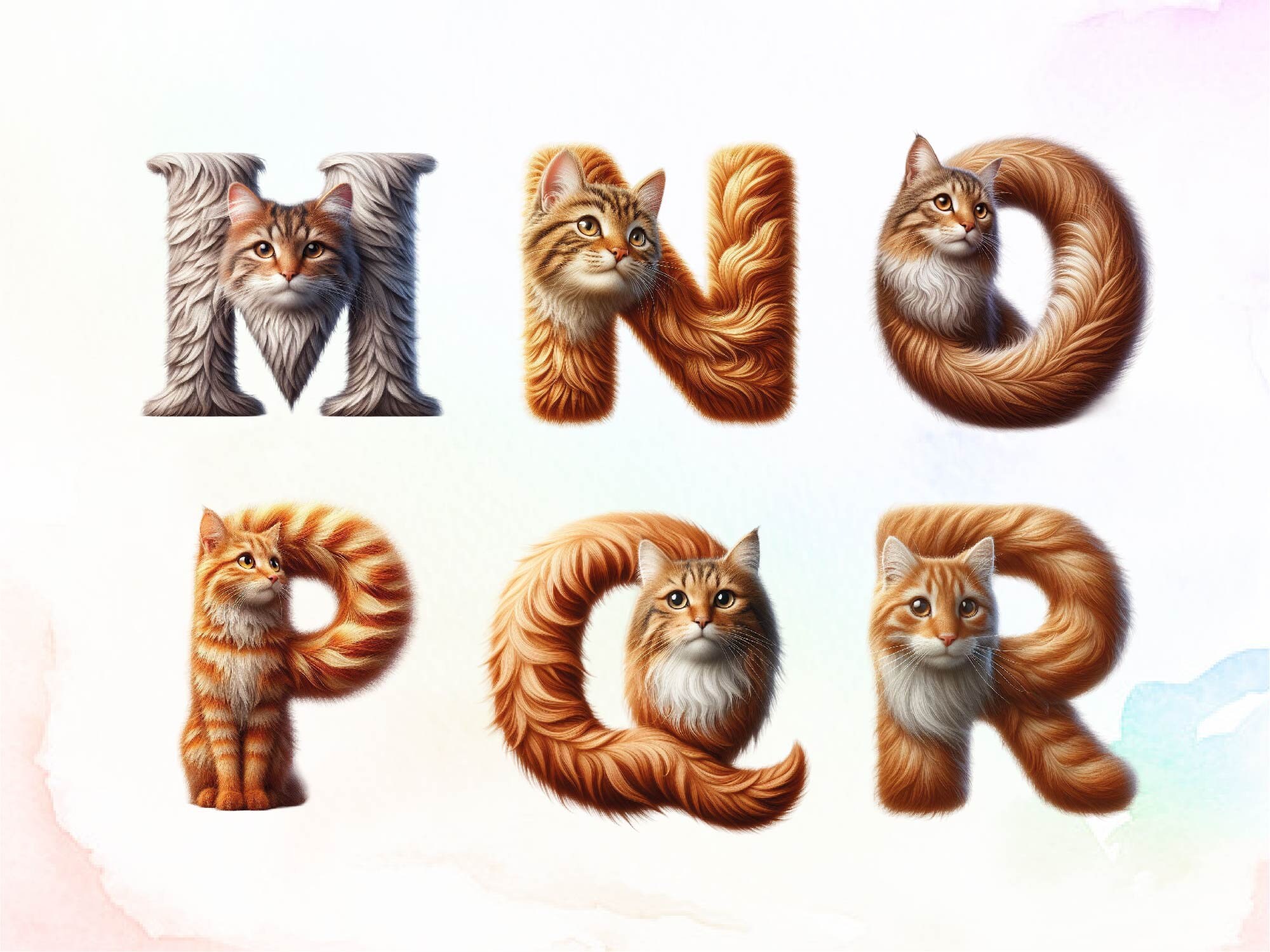 Cat Png Clipart Cat Letters Cat Font Alphabet Png Doodle Letters Png ...