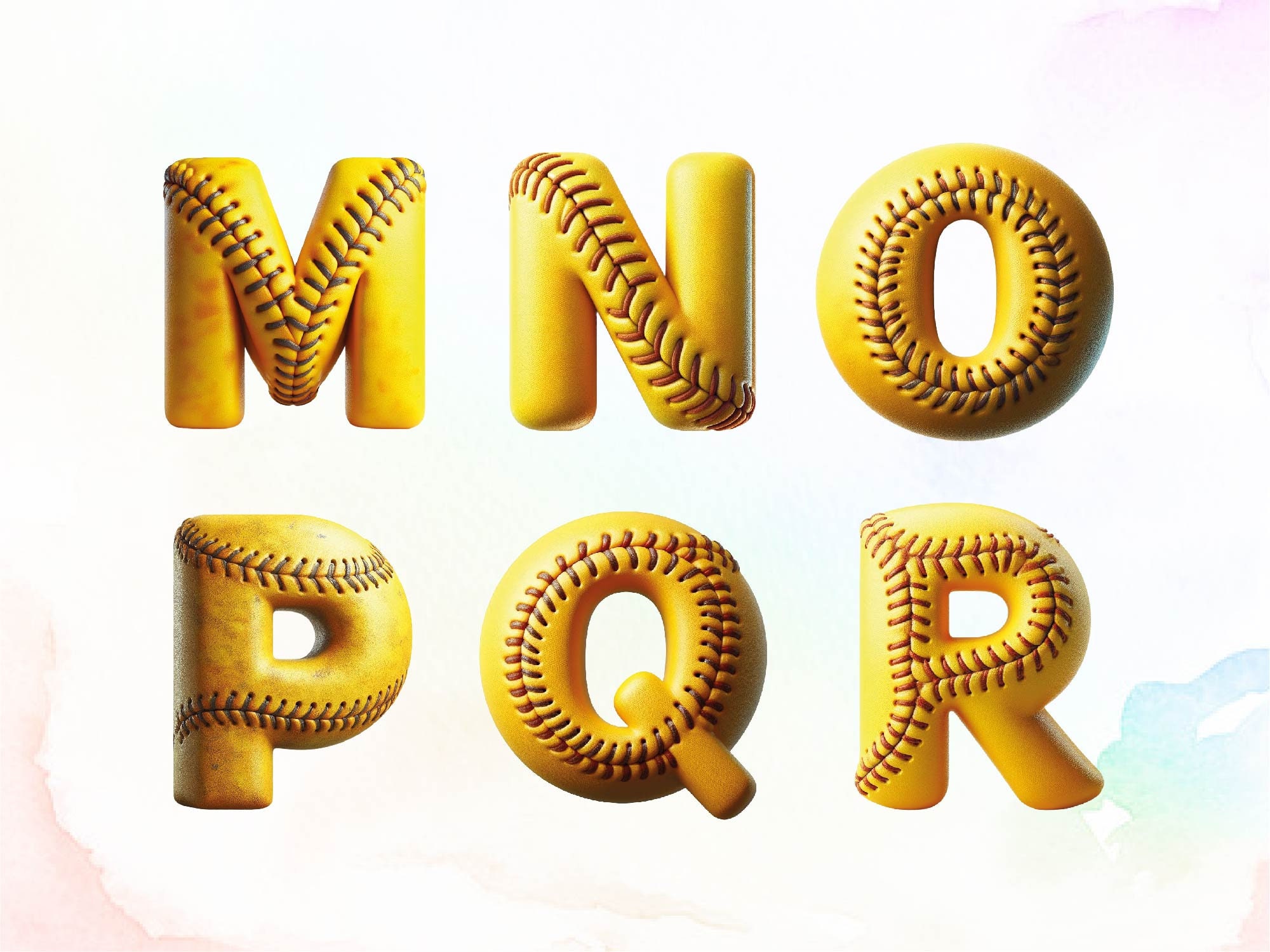 Softball Png Clipart Softball Letters Softball Font Alphabet Png Doodle ...