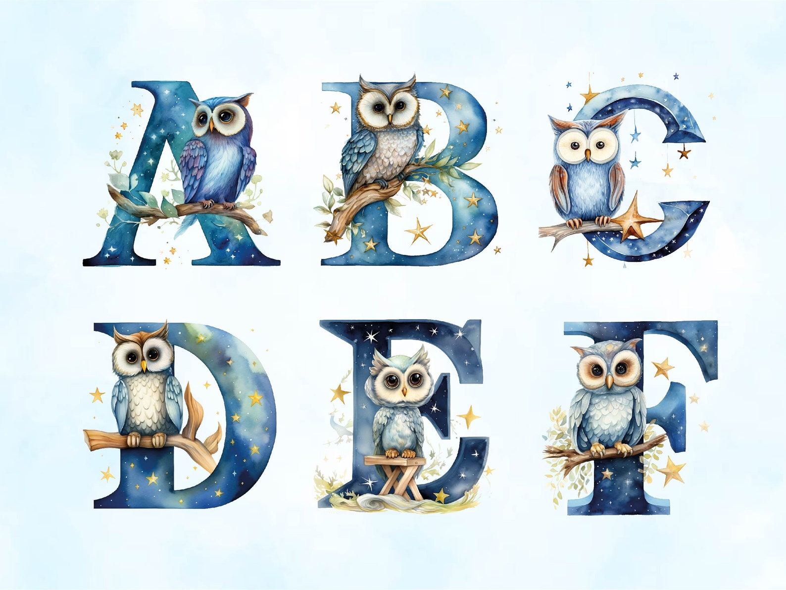 Owl Png Clipart Owl Letters Owl Font Alphabet Png Doodle Letters Animal ...