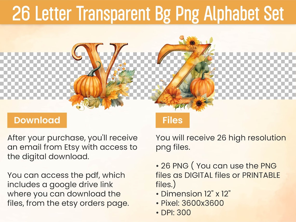 Pumpkin Png Fall Clipart Thanksgiving Png Thanksgiving Clipart Alphabet ...