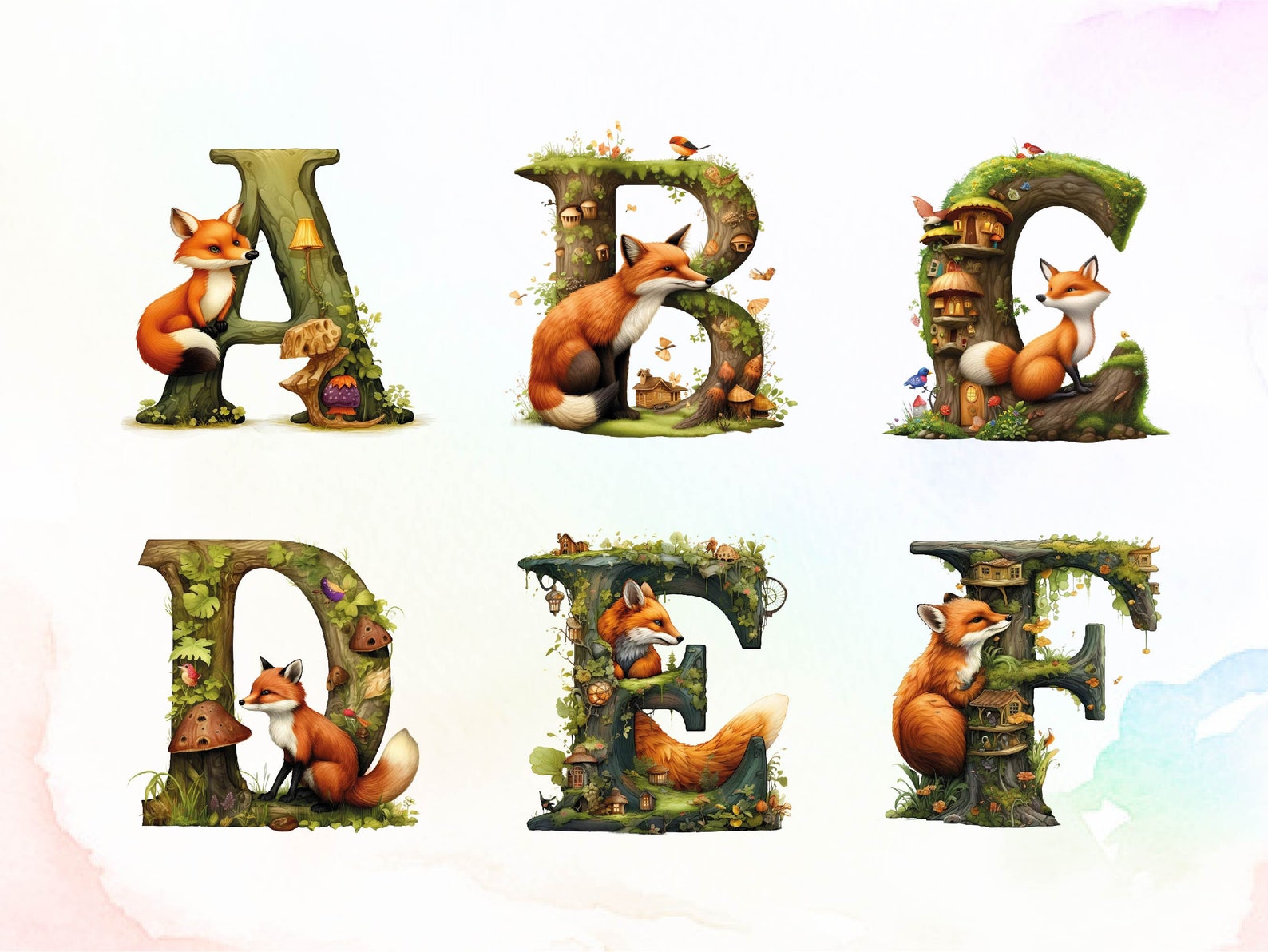 Fox Png Clipart Fox Font Alphabet Png Doodle Letters Fox Alphabet ...