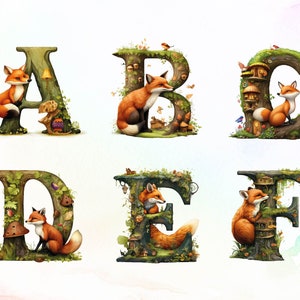 Fox Png Clipart Fox Font Alphabet Png Doodle Letters Fox Alphabet ...