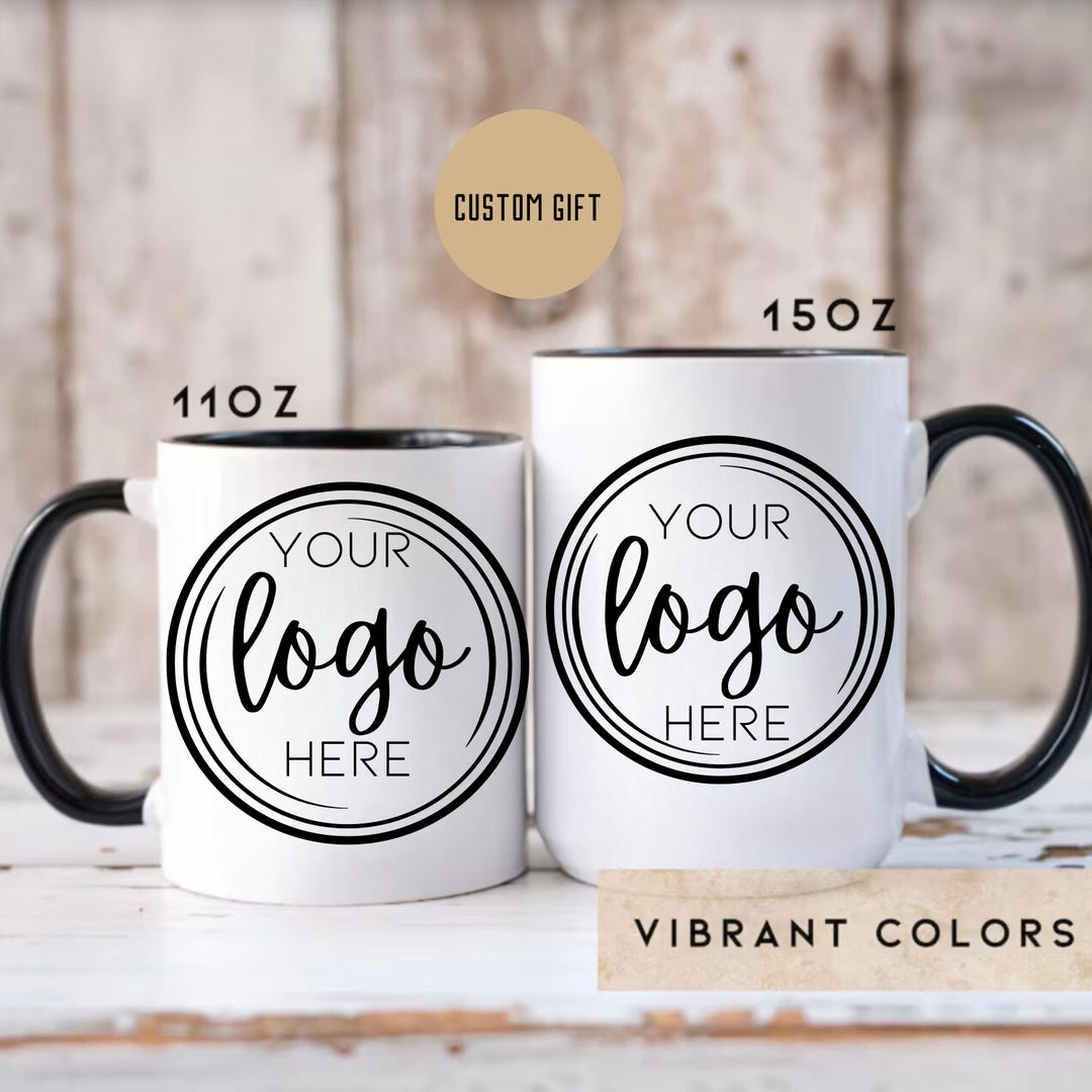 Custom Mug With Logo, Custom Logo Mug, Custom Bulk Mug, Custom Logo ...