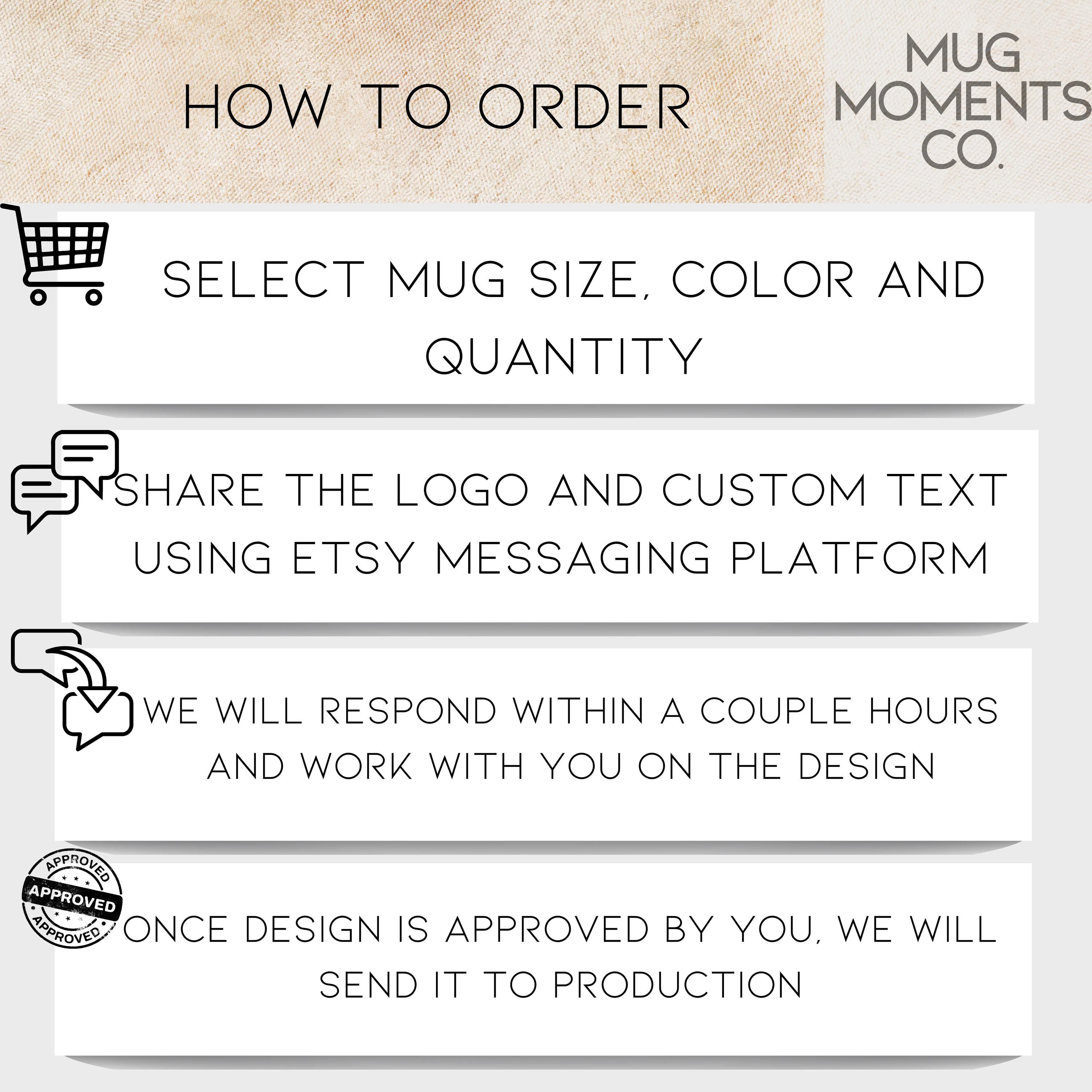 Custom Mug With Logo, Custom Logo Mug, Custom Bulk Mug, Custom Logo ...