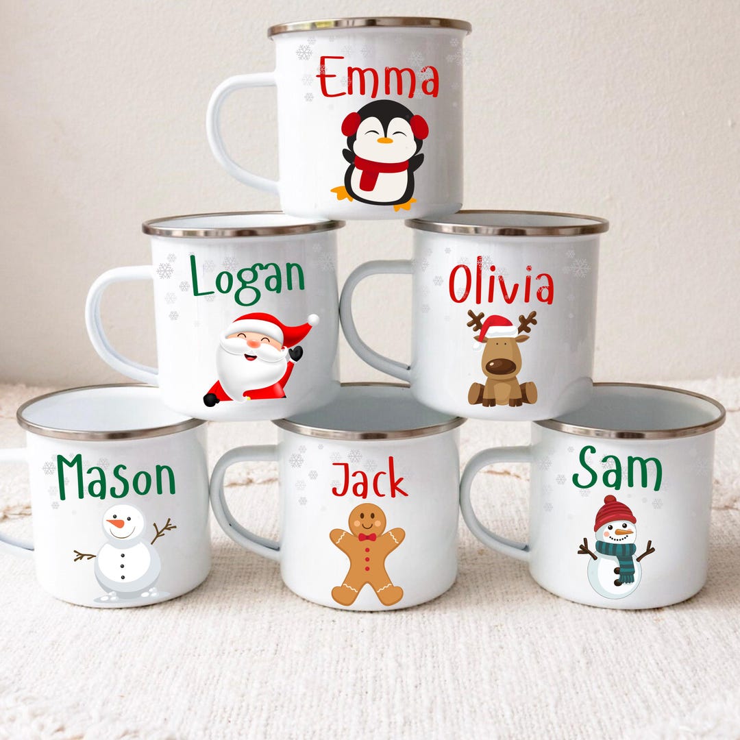 Personalized Christmas Mugs for Kids, Christmas Mug,hot Coco Mug ...