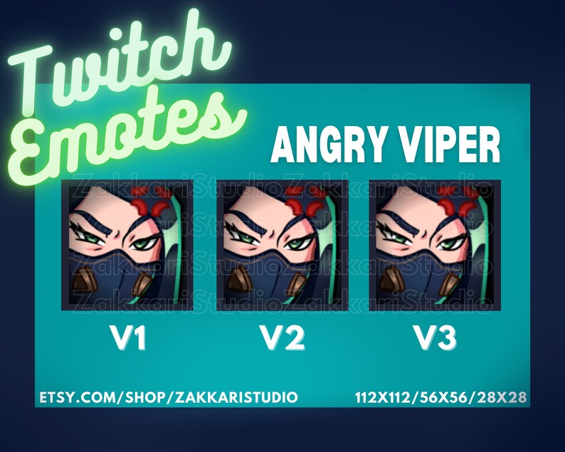 Valorant Angry Viper Emote Twitch, Discord, Youtube - Etsy Australia