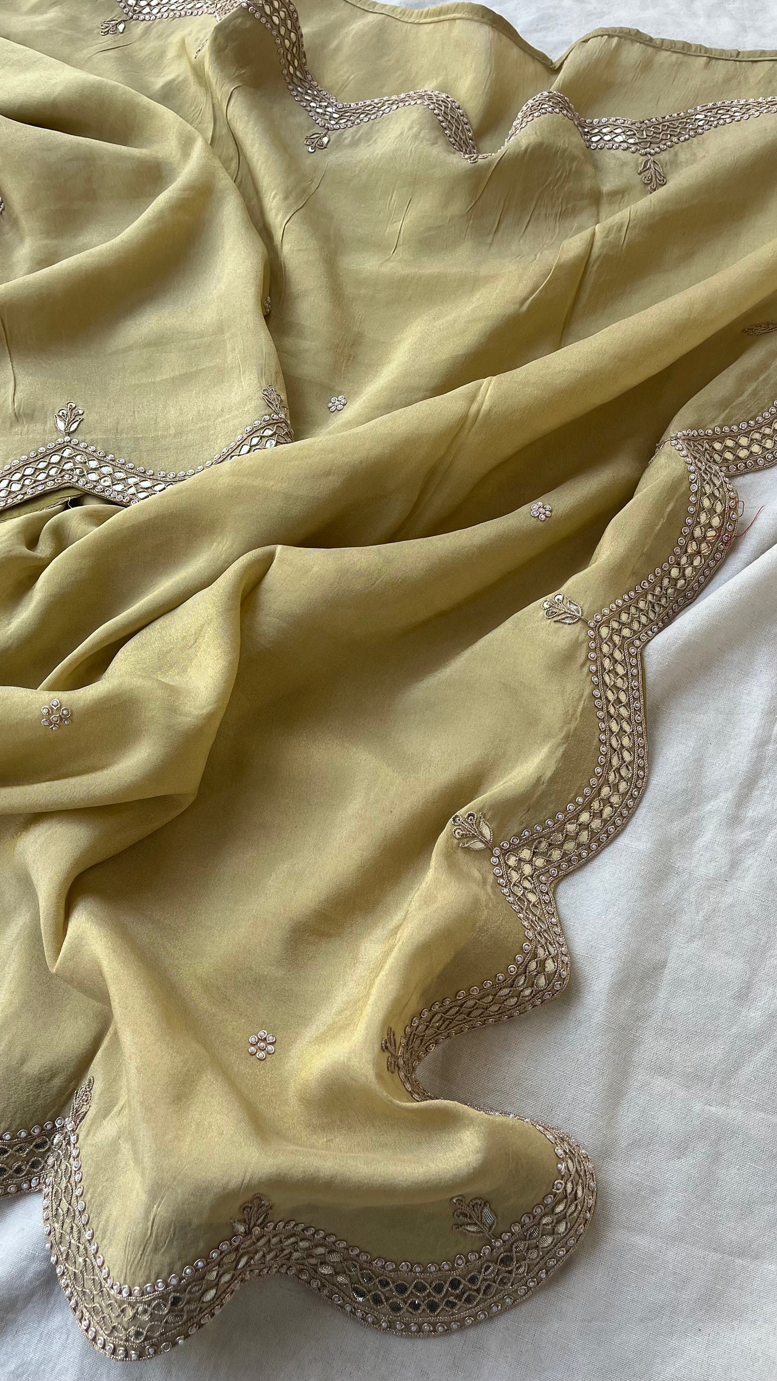 Gotta Patti Sarees | Cutwork Sari | Wedding Wear Sari | Party Wear Sari ...