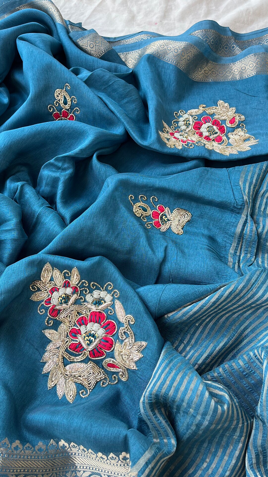 Fancy Sarees Handwork Sarees Zardozi Sarees Royal Sarees Traditional ...