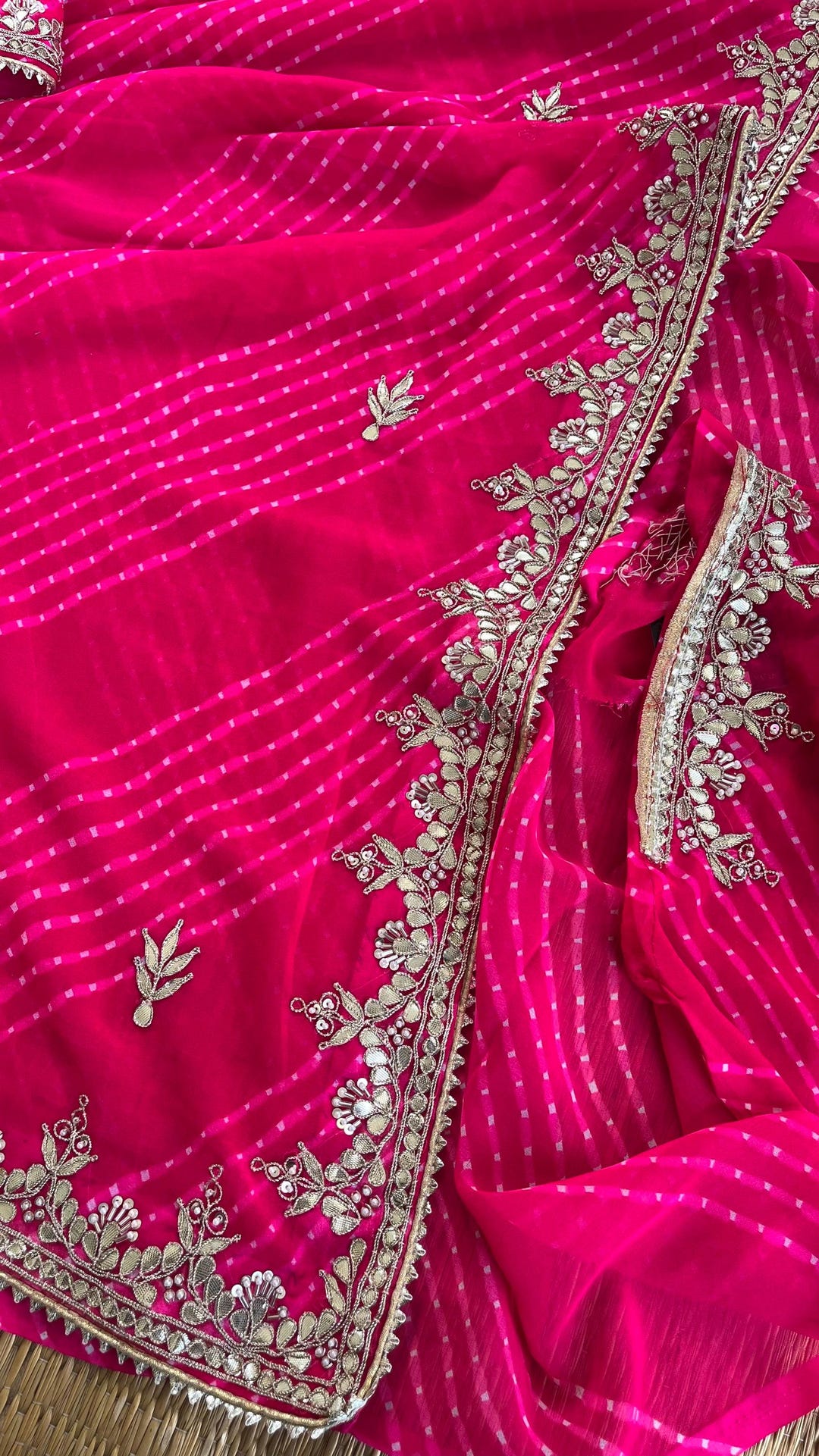 Rani Mothra Sari | Gotta Patti Sari | Traditional Saree | Indian Sari ...