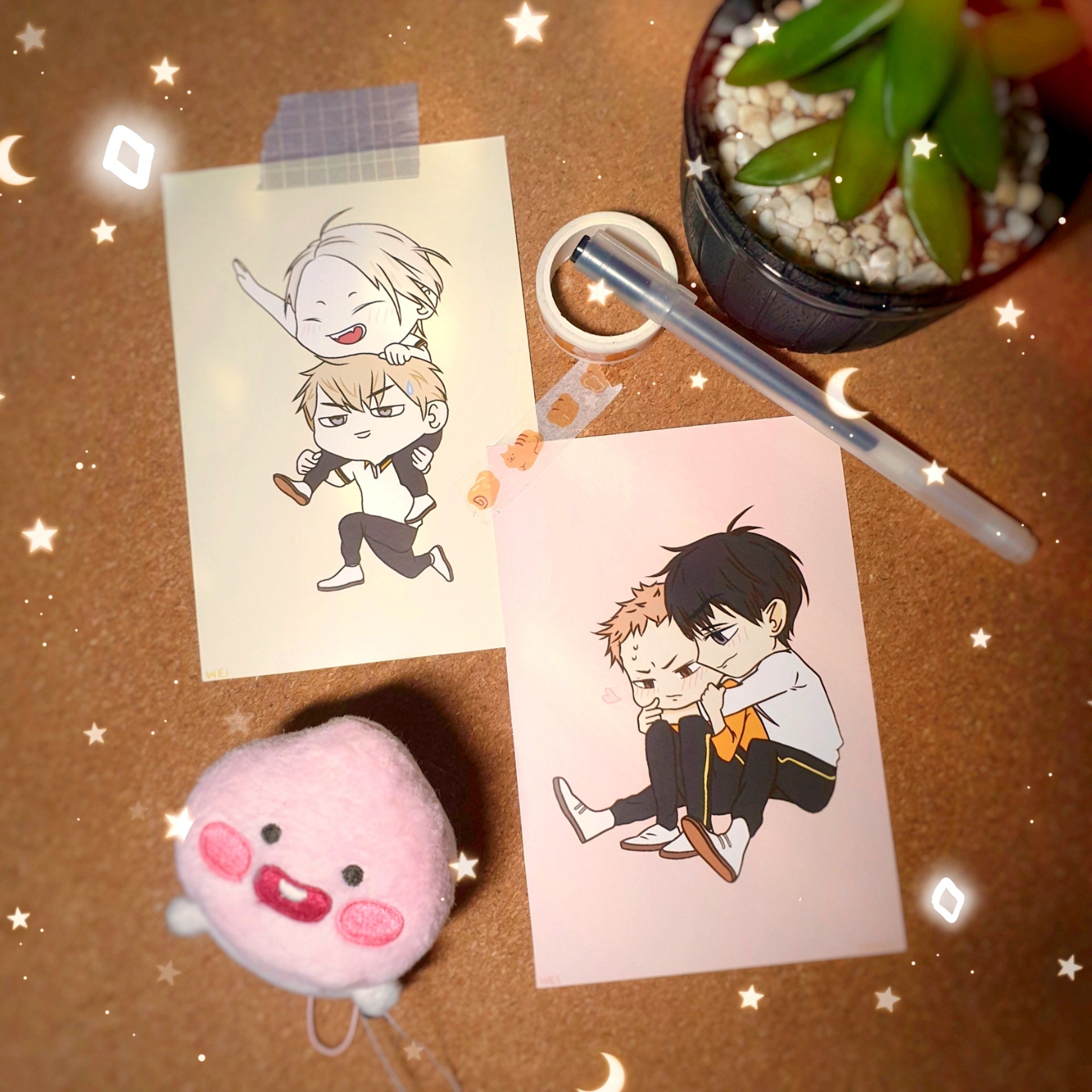 19 Days A6 Art Print Yaoi BL Boyslove Manga Anime Funny Kawaii Cute ...