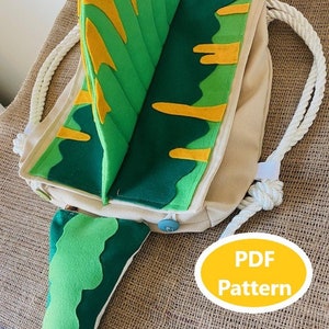 Sewing Pattern*dino Dana Inspired Backpack Pattern: Spinosaurus - Etsy