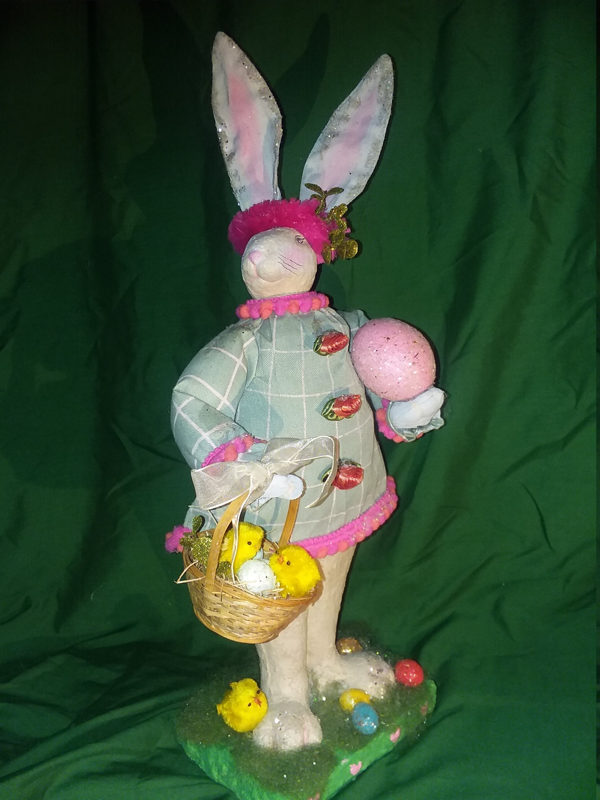 Festive Easter Bunny Figure Decor - Etsy UK