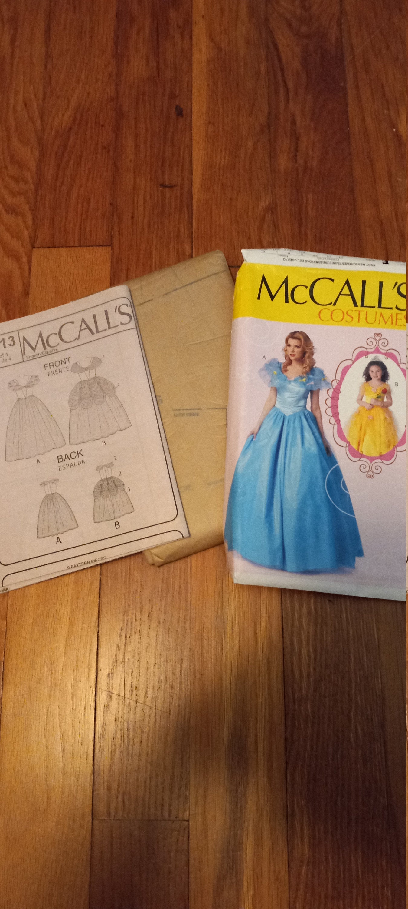 Mccall's Princess Costume Sewing Pattern - Etsy