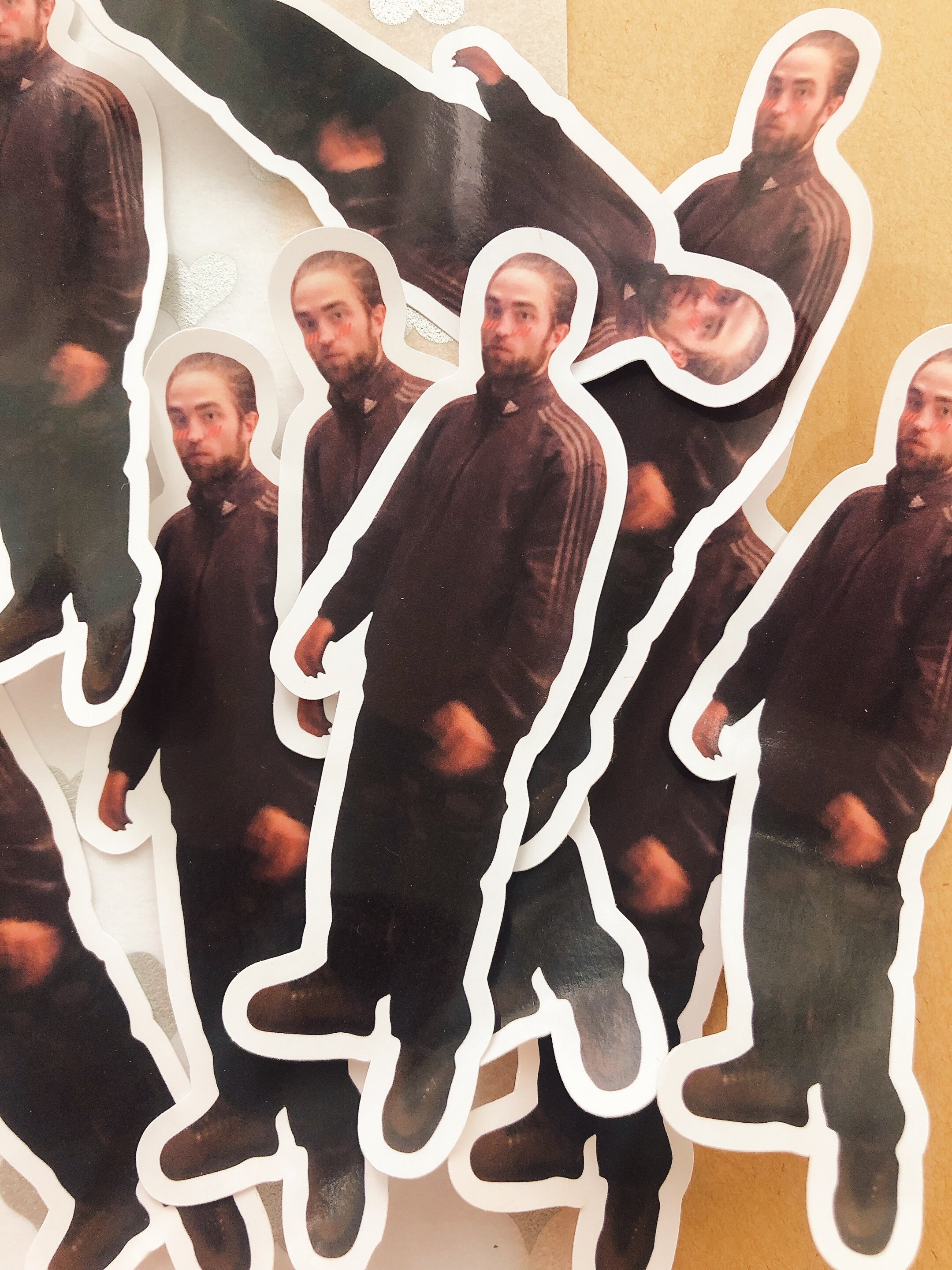 Robert Pattinson Tracksuit Bob Meme Sticker Stationery Gift - Etsy