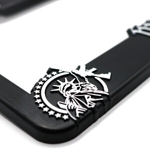 We the People 3D Raised License Plate Frame - Etsy